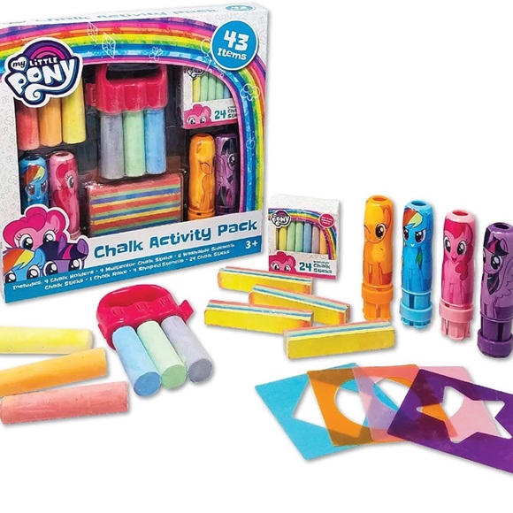 My Little Pony | Toys | My Little Pony Sidewalk Chalk Activity Pack ...